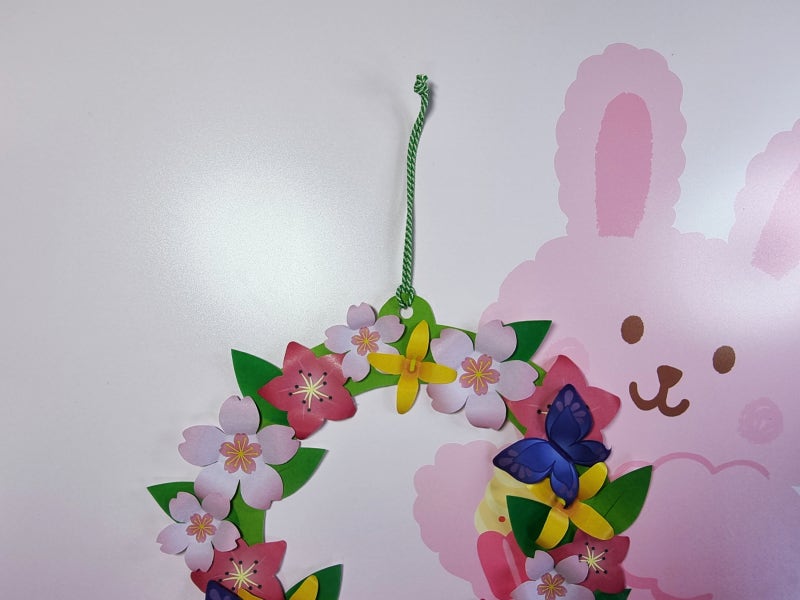 노는쌤 봄놀이 봄꽃리스 만들기 무료 도안 네이버 블로그