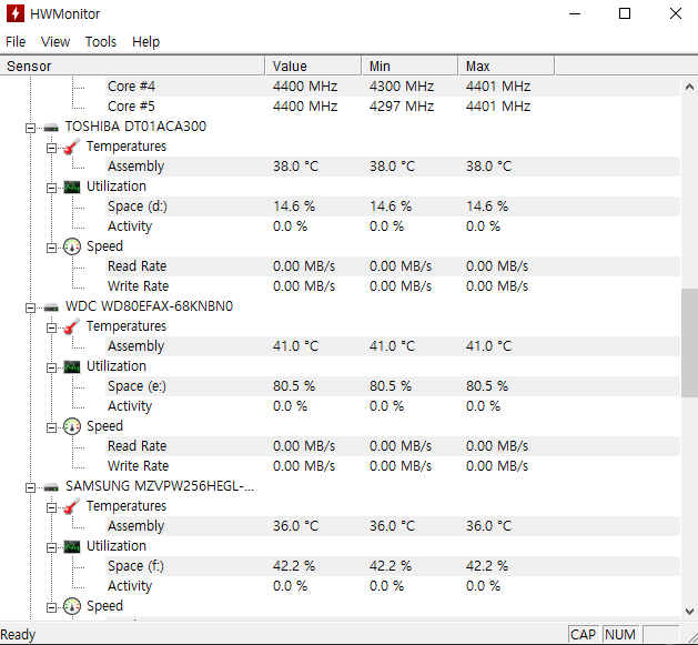컴퓨터 CPU, GPU등 온도 측정 확인 프로그램 HWMonitor 다운 : 네이버 블로그