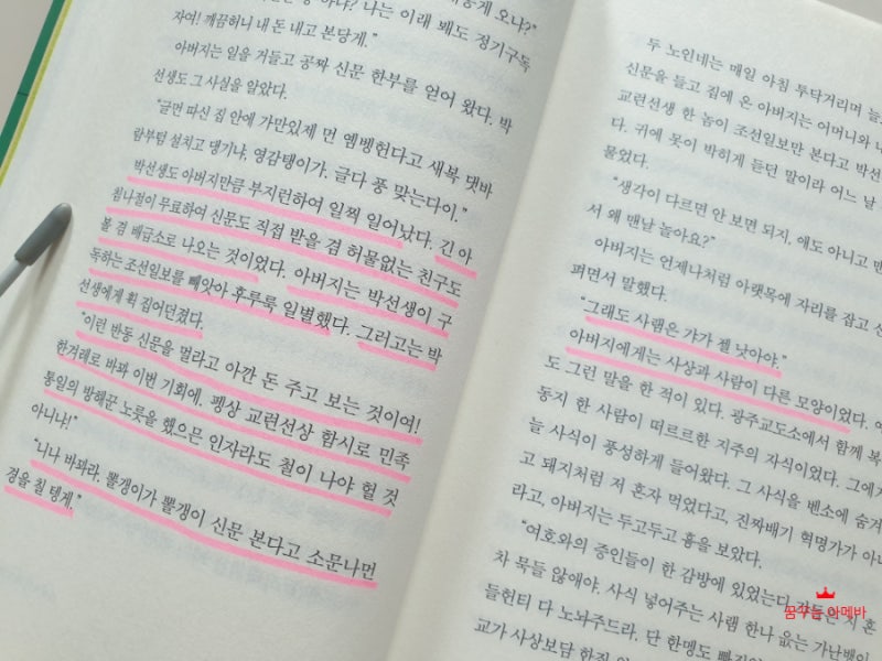 아버지의 해방일지 줄거리 정지아 장편소설 네이버 블로그