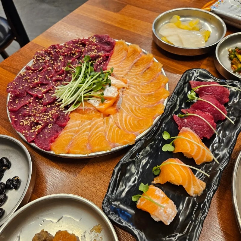 광주 운암동 동운정 육사시미연어 맛집 네이버 블로그
