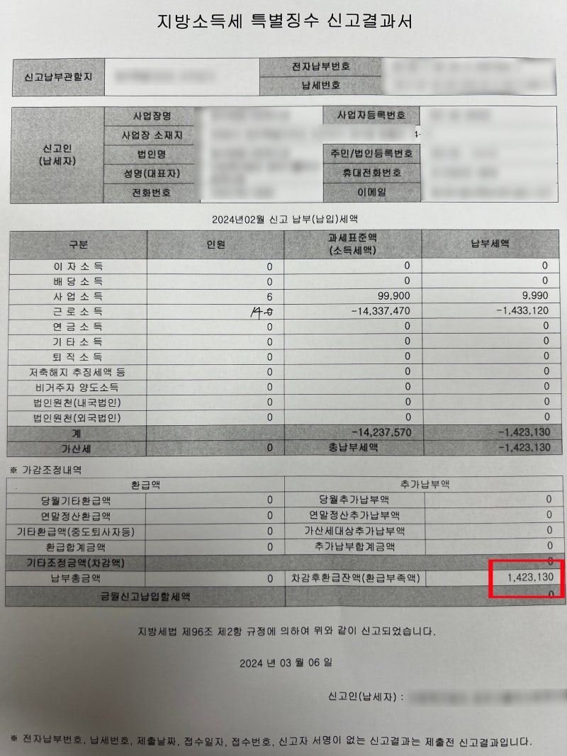 소득세 환급 이후 연말정산 지방소득세 환급신청 방법 네이버 블로그