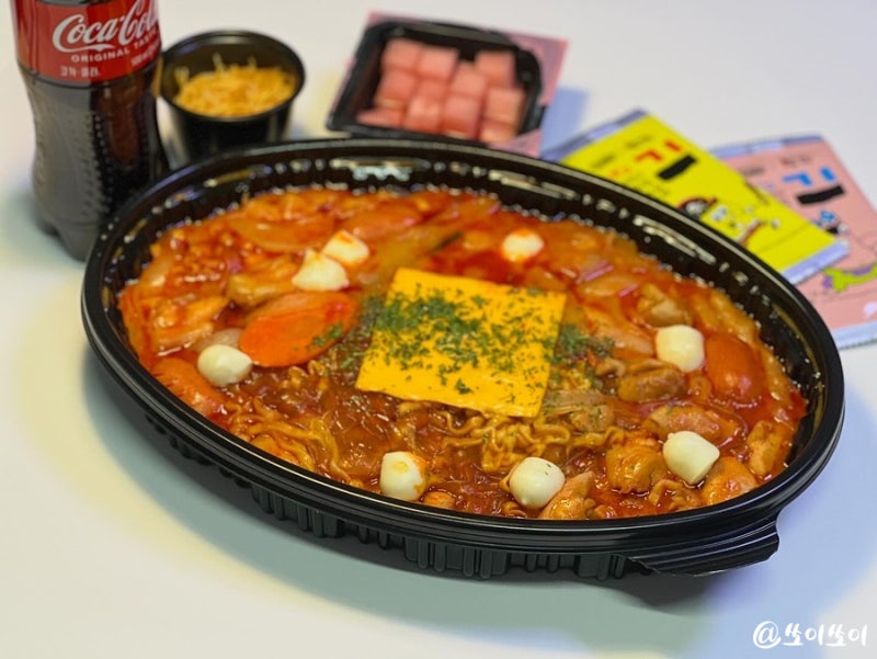 두찜 신메뉴 불닭로제찜닭 보통맛 맵기 눈꽃감자 솔직후기 네이버 블로그
