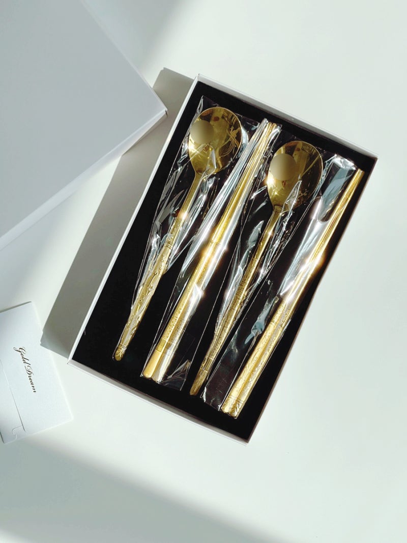 신혼부부선물 창립기념일선물 하기 좋은 골드드림 24k 명품수저세트 네이버 블로그