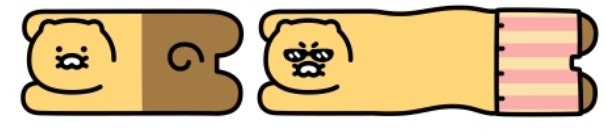 카톡 춘식이 미니 이모티콘 다운로드 및 조합 응용 네이버 블로그