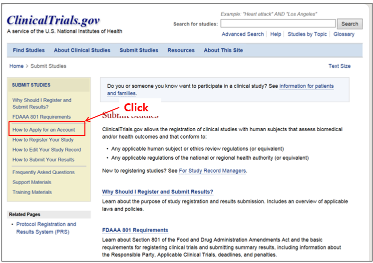 ClinicalTrials.gov 등록 방법 : 네이버 블로그