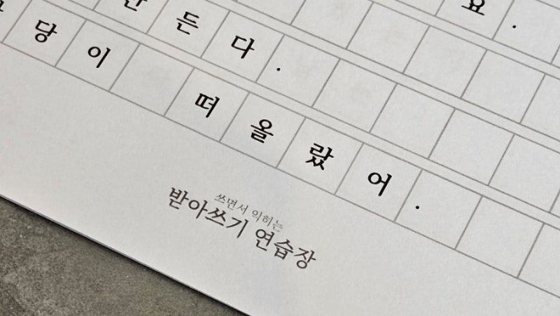 2학년 받아쓰기 급수표 및 따라쓰기 연습장 초등저학년 홈스쿨링 자료 나눔 네이버 블로그