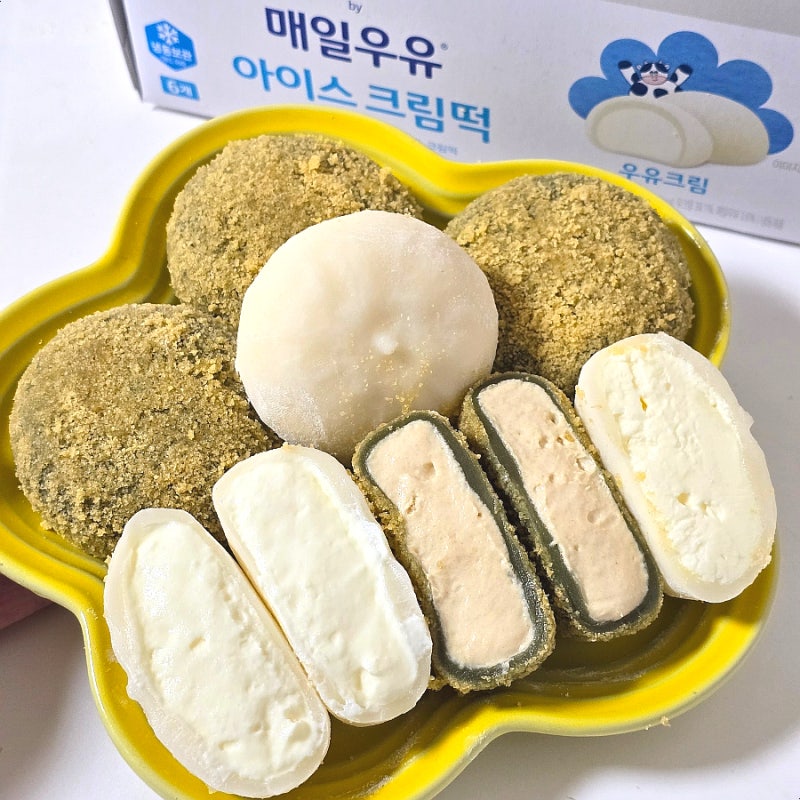 매일우유 아이스 크림떡 인절미크림찹쌀떡 간식 추천 네이버 블로그