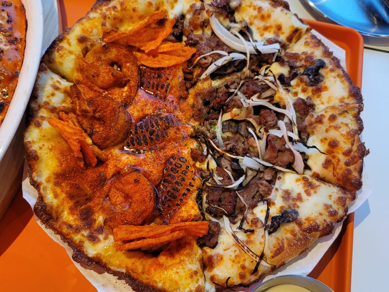 노원 노원맛집 노모어피자옥수수새우 콰트로 머시룸 불고기 네이버 블로그