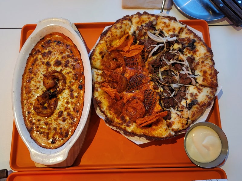 노원 노원맛집 노모어피자옥수수새우 콰트로 머시룸 불고기 네이버 블로그