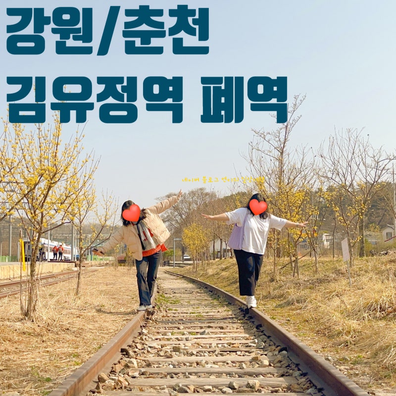 강원도 춘천 김유정역 폐역 산수유 가득 피어있는 봄 나들이 꽃구경 장소 추천 아이들과 가기 좋은 곳 네이버 블로그
