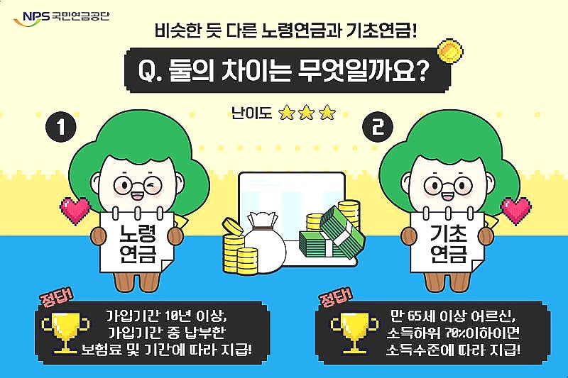 국민연금노령연금 Vs 기초연금 차이2024년 가구별소득선정기준액 기준소득월액 인상 네이버 블로그