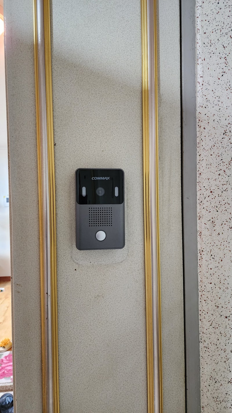 비디오폰 CAV-70Y, 초인종카메라DRC-4Y 셀프설치 : 네이버 블로그