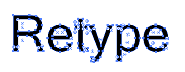 [Illustrator] Retype 기능을 활용하여 깨진 폰트 수정하기 (아웃라인 처리 텍스트 되돌리기) : 네이버 블로그