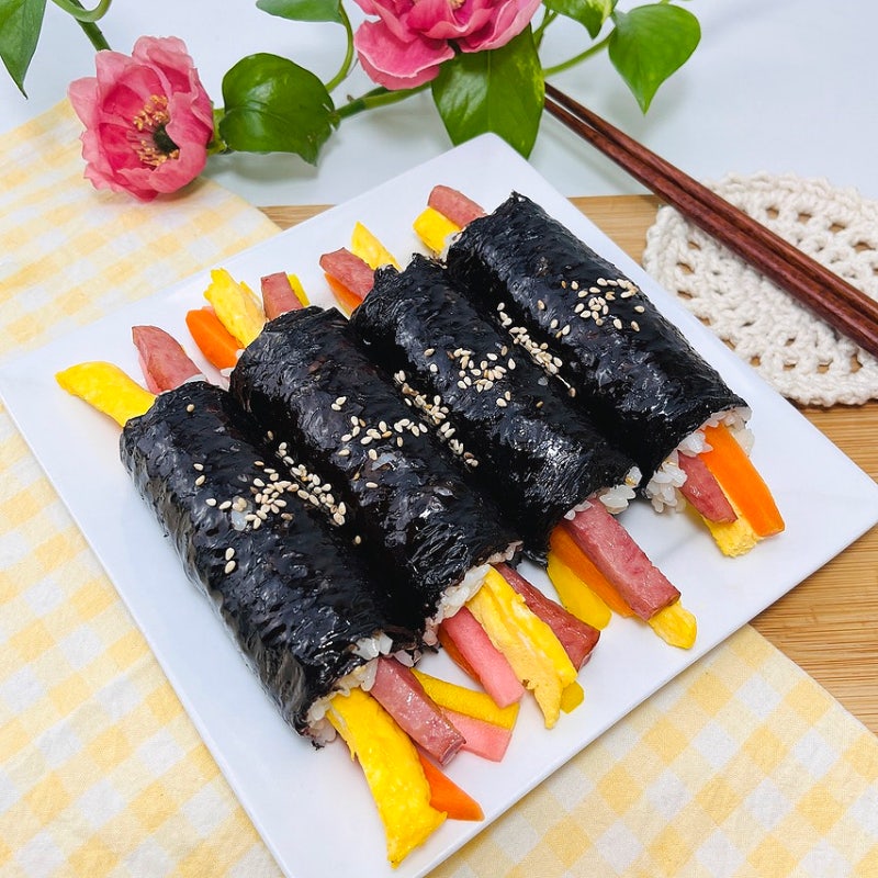 나들이 도시락으로 초간단 꼬마김밥 만들기수제 단무지 꼬마김밥 만들기4가지 재료 김밥 만들기 네이버 블로그