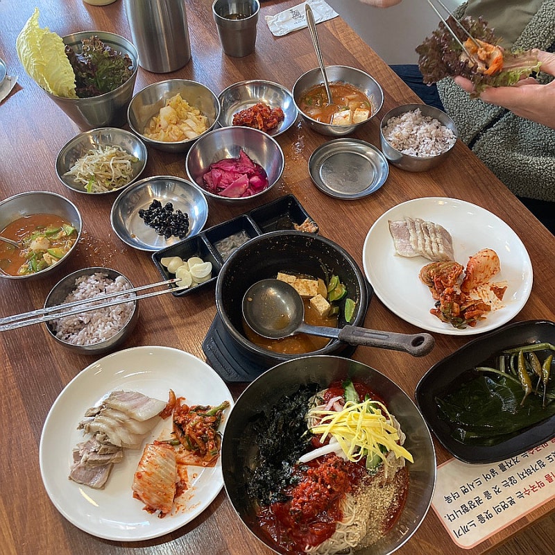 수원 스타필드 근처 화서먹자골목 보쌈 막국수 맛있는 홍밀면옥 네이버 블로그