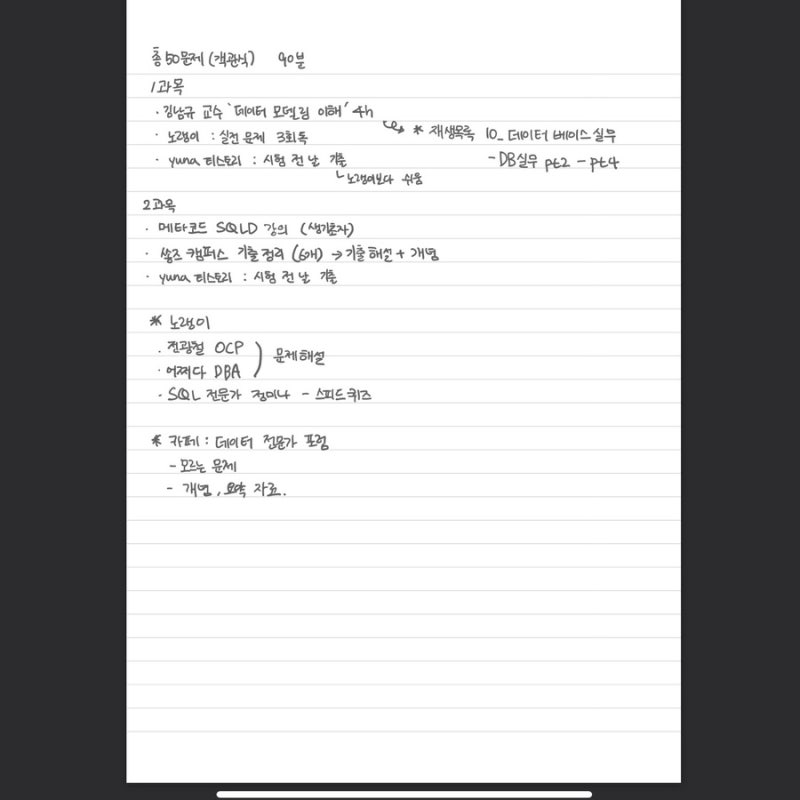 2024 개정(후) SQLD 비전공자 합격후기/ 3주 공부방법 : 네이버 블로그