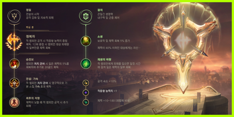 칼바람 세트 룬 템트리 최신공략 네이버 블로그