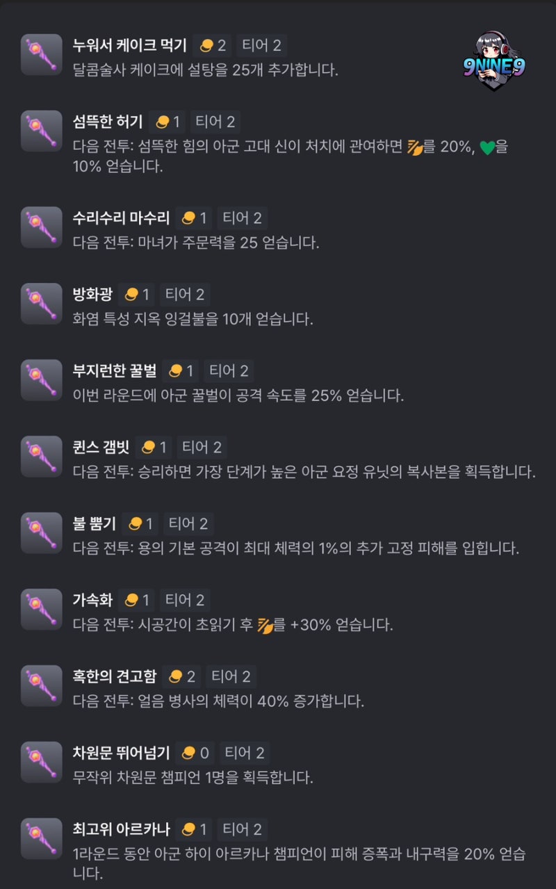 롤토체스 세트 12 마법 아수라장 티어 2 주술 정리 시너지 주술 네이버 블로그