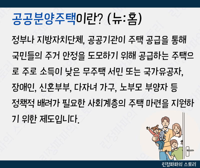 공공분양주택 의미와 종류 나눔형 선택형 일반형 뉴홈 네이버 블로그