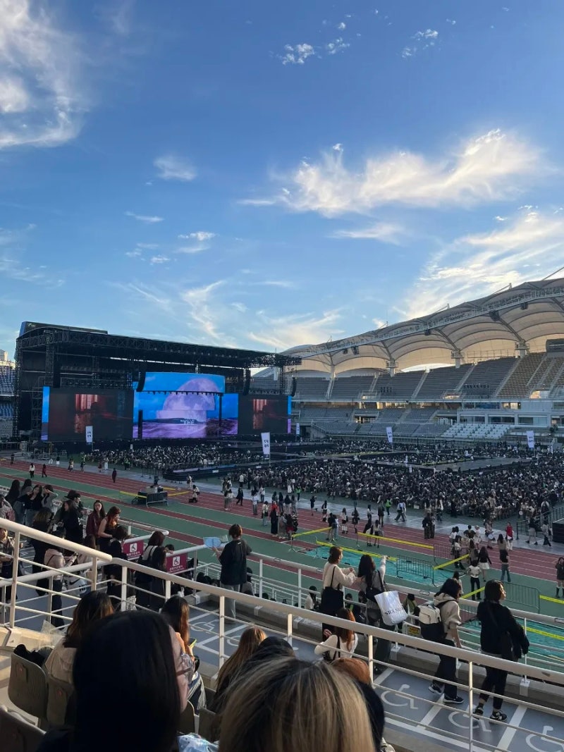 데이식스콘 업뎃시야사진 130개이상고양종합운동장 콘서트 공연 2층 3층 좌석 플로어 시야방해석 실제 시야 네이버 블로그