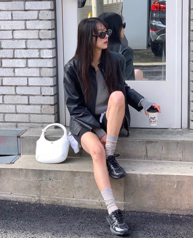 가을 여자 레더자켓 패션 스타일링 핀터레스트 코디 모음 Zip 네이버 블로그