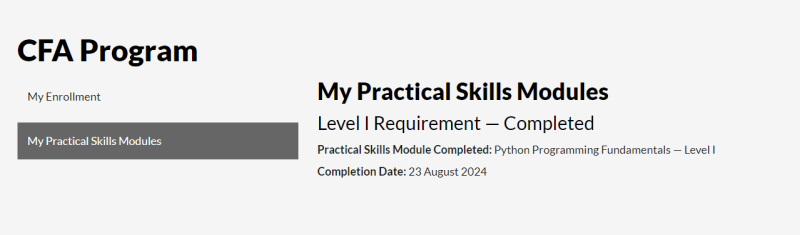 [CFA] CFA Level 1 Passed, 50일 상위 10% 합격 자세한 후기(전공자) (20240822) : 네이버 블로그