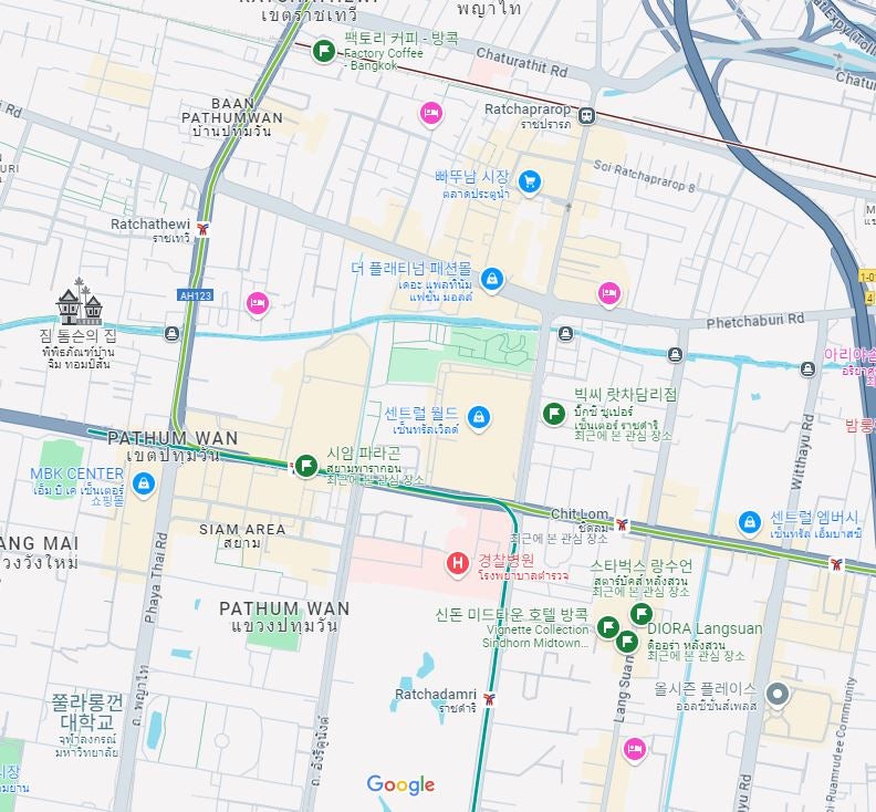 방콕 자유여행 코스 지도 추천 3박5일 4박5일 일정 엑셀 공유 네이버 블로그