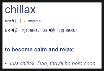 칠랙스(chillax) chill relax 뜻 합성어 차이 영어 슬랭 신조어 : 네이버 블로그