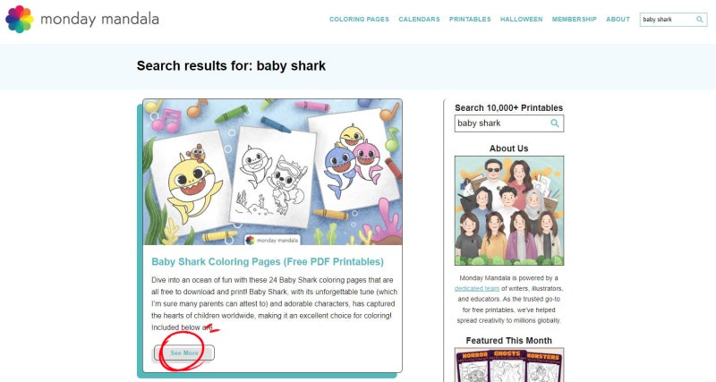 아기 상어 뽀로로 색칠 놀이 도안 무료 네이버 블로그
