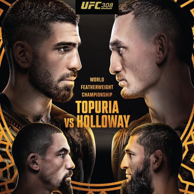 [UFC 308] 일리아 토푸리아 vs 맥스 할로웨이 프리뷰(경기 시간, 분석, 전략, 배당, 결과 예상) : 네이버 블로그