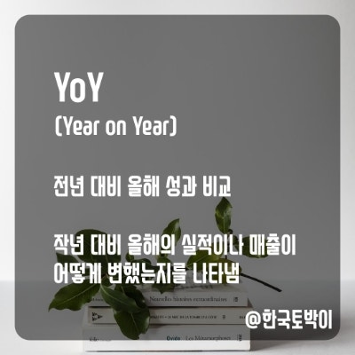 YTD YoY QoQ 뜻 약어 계산방법 : 네이버 블로그