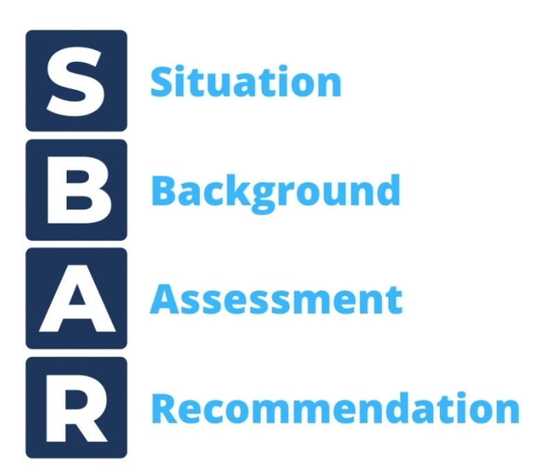 효과적인 SBAR 보고 방법 가이드 #SBAR예시 #Situation #Background #Assessment # ...