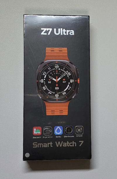 갤럭시 워치 울트라 VS Z7 ULTRA SMART WATCH 7 언박싱 및 비교 후기 : 네이버 블로그