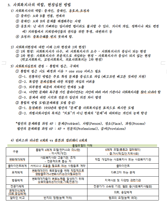 2025년 사회복지사 1급 대비 사회복지실천론 요약정리 네이버 블로그