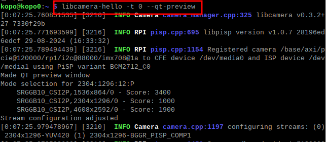 라즈베리파이에서 카메라 사용하기 libcamera 사용법 hello still vid CSI 커넥터 Raspberry Pi 5 ...