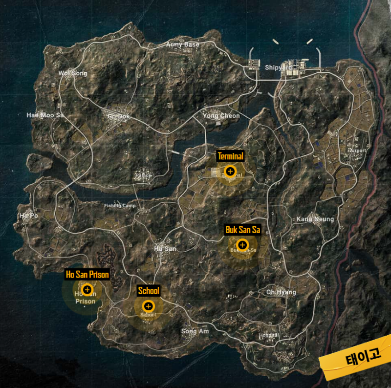 배틀그라운드(배그) 맵 총정리, 모든 맵의 특징과 매력 알아보기 : 네이버 블로그