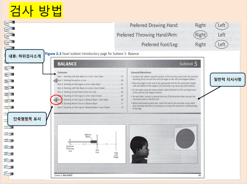 [운동 발달평가] Bruininks Oseretsky Test of Motor Proficiency, Second Edition ...