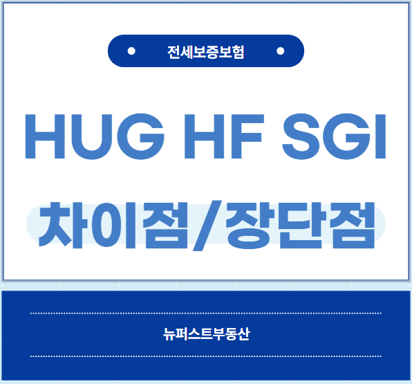 전세보증보험의 종류와 차이점 (HUG HF SGI) : 네이버 블로그