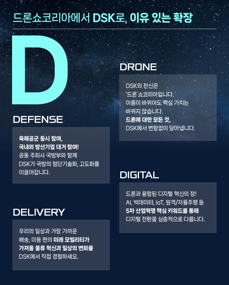 DSK 2025(드론쇼코리아) 2월 벡스코 개최! : 네이버 블로그