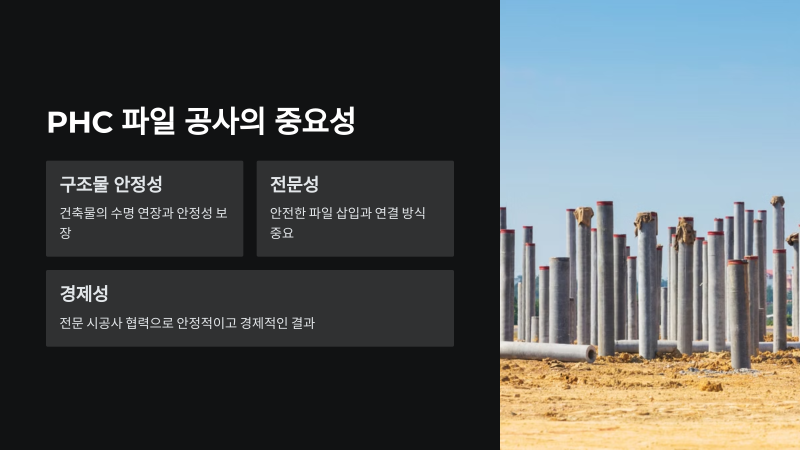 지정 공사: 건축 기초의 핵심인 PHC 파일공사 기본 이해하기! : 네이버 블로그
