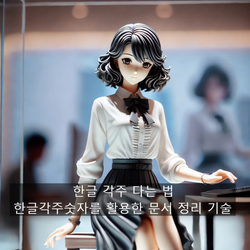 한글 각주 다는 법 한글각주숫자를 활용한 문서 정리 기술 네이버 블로그