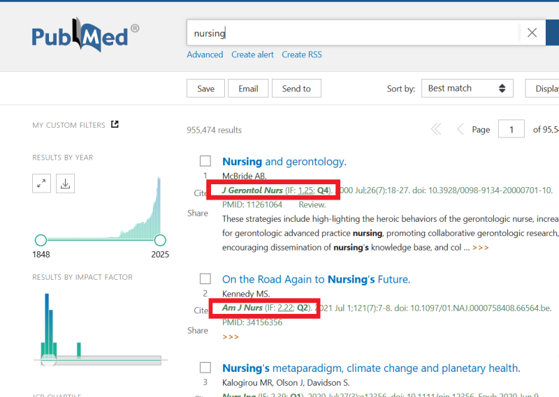 IF (Impact Factor) 논문인용지수란? Pubmed 확인 방법 (크롬 확장 프로그램 설치) : 네이버 블로그