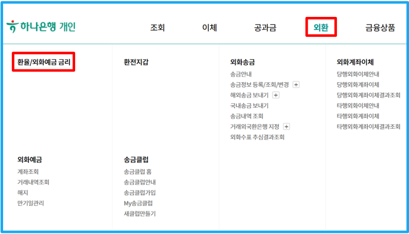 하나은행 환전 환율 신청 및 수수료 우대받는 방법은 네이버 블로그