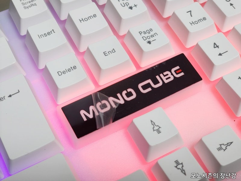 다이소 MONO CUBE 유선 LED 게이밍 키보드 리뷰 : 네이버 블로그