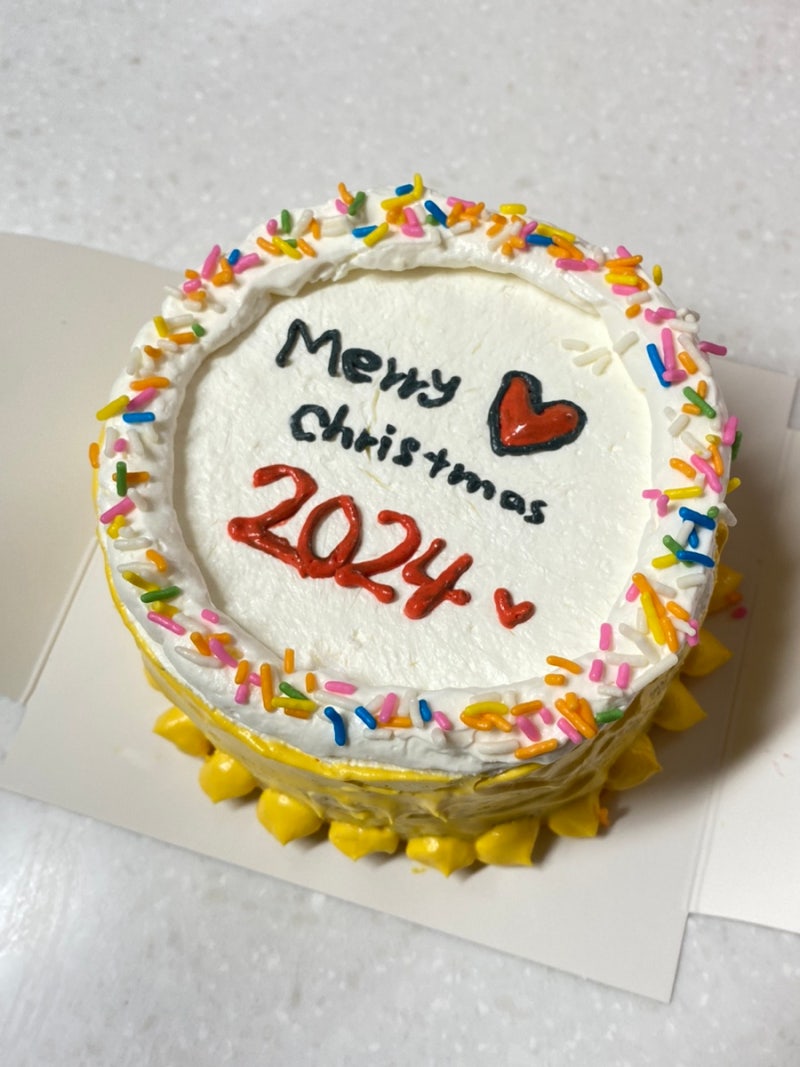 크리스마스 미니 케이크만들기 DIY 키트 세트 케익팩토리 : 네이버 블로그