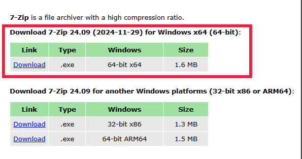 Visual BASIC 6 Runtimes Pack Release 7(비주얼 베이직 6 런타임 팩 릴리즈 7), 7zip 압축 ...