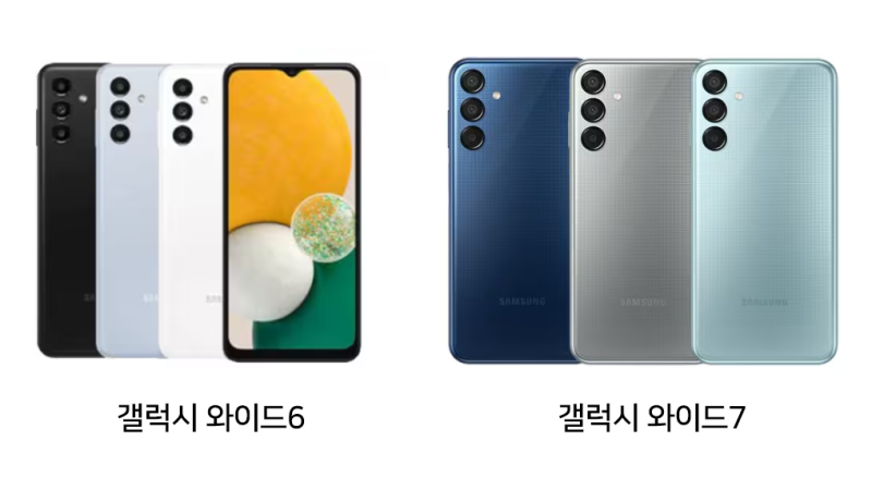 갤럭시 보급폰(효도폰, 학생폰) 스펙 비교 - A15, A16, A25, A35, 와이드6, 와이드7 : 네이버 블로그