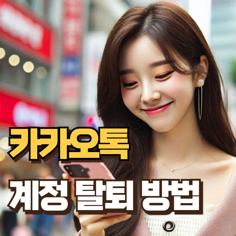 카카오톡 계정 탈퇴 방법 간단하고 명확한 가이드 네이버 블로그