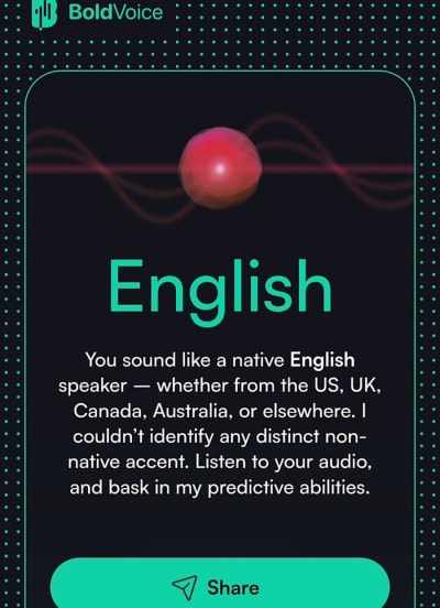 영어발음교정 앱 Bold voice accent 후기 가격 할인링크 원어민 억양연습 테스트 : 네이버 블로그