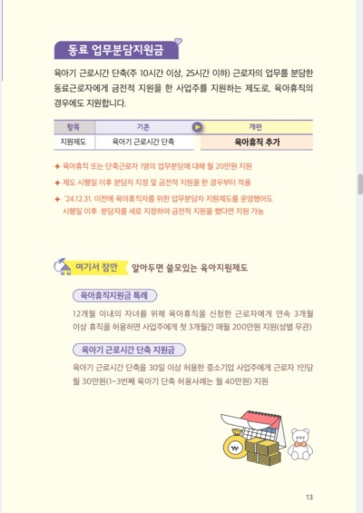 2025년 육아기 단축근무 근로시간 단축 기간 자녀연령 급여계산 연차 시행일 네이버 블로그